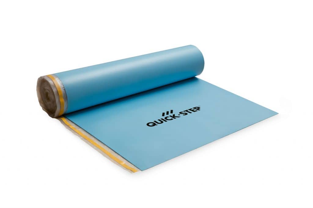 Quick-Step 15m2 roll 2mm Transitsound Blue Underlay with Silver DPM ...